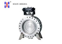 China Super Duplex 2507 Flanged 300LB Triple Offset Butterfly Valve 2-100 Inch for sale