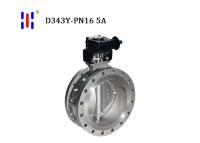 China Super Duplex 2507 Full Lug Butterfly Valve Flanged PN16 DN350 Triple Offset for sale