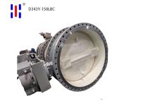 China Gear Operated Flanged 150LB Carbon Steel Triple Offset Butterfly Valve 2-100 Inch for sale