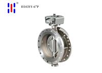 China 6in Flanged Triple Offset Butterfly Valve 304 SS Class 150 for Petrochemical Water for sale