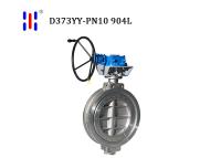 China ASME API 609 Triple Offset Butterfly Valve 904L Super Austenitic PN10 Wafer 2-100 Inch for sale