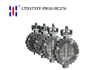 China Hastelloy HC276 Triple Offset Butterfly Valve PN10 Lug Type for Seawater for sale