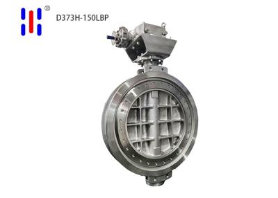 China Gear Operated Wafer Type 150LB 304 SS Triple Offset Butterfly Valve 2-100 Inch for sale