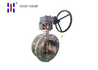 China 316 Stainless Steel Flanged Butterfly Valve Class 150 Triple Offset Soft Sealing 2-100 Inch for sale