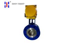 China Carbon Steel Flanged 150LB Pneumatic Triple Offset Butterfly Valve 304 Disc for sale