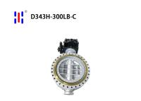 China Class 300 Carbon Steel Triple Offset Butterfly Valve 2-100 Inch API 609 for Oil Gas for sale