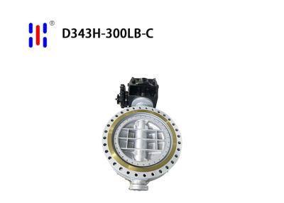 China Class 300 Carbon Steel Triple Offset Butterfly Valve 2-100 Inch API 609 for Oil Gas for sale