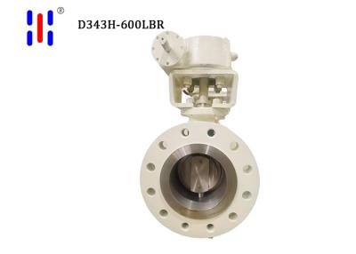 China 316 Stainless Steel Triple Offset Butterfly Valve 600LB ASME Acidic Service Flanged for sale