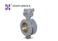 China DN200 600LB Flanged 316 SS Triple Offset Butterfly Valve -196°C to 450°C for sale