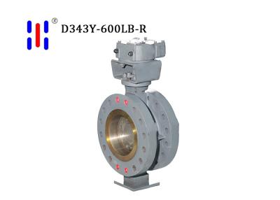 China DN200 600LB Flanged 316 SS Triple Offset Butterfly Valve -196°C to 450°C for sale