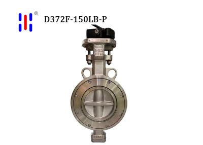 China 6 Inch Double Eccentric Butterfly Valve 316 SS PTFE Seated 150LB Wafer for sale