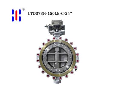 China 24 Inch Triple Offset Metal Seated Butterfly Valve Lug 150LB Carbon Steel for Power Plant for sale