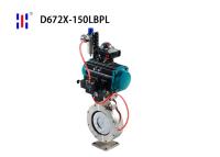 China 150LB Pneumatic Double Offset Butterfly Valve SS304L NBR Lined Wafer Type 2-100 Inch for sale