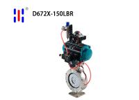 China 150LB Air Actuated Butterfly Valve Viton Seated Double Offset Pneumatic Control for sale