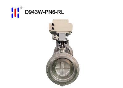 China Triple Offset Butterfly Valve Electric Flanged PN6 316L DN500 for Water Treatment for sale