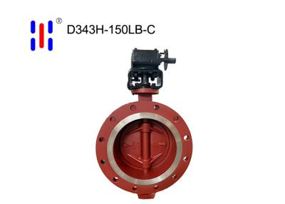 China Triple Offset Butterfly Valve Flanged 150LB CS DN200 Water Supply for sale