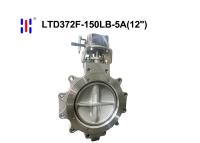 China Seawater Desalination 12Inch 150LB 5A Duplex SS Lug Soft Seal Triple Offset Butterfly Valve for sale