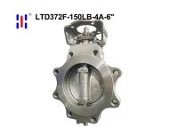 China Metallurgical Grade Triple Offset Butterfly Valve 6Inch 150LB 4A Duplex Steel Lug Soft Seal for sale