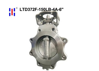 China Metallurgical Grade Triple Offset Butterfly Valve 6Inch 150LB 4A Duplex Steel Lug Soft Seal for sale
