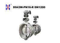 China Electric Flanged DN1200 PN6 316SS Triple Offset Butterfly Valve for Water for sale