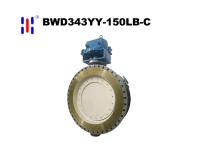 China WCB Cast Steel 150LB Flanged Hard Seal Oilfield Insulated Triple Offset Butterfly Valve for sale