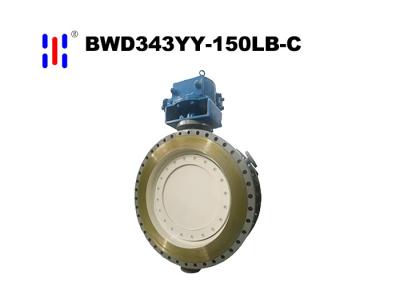 China WCB Cast Steel 150LB Flanged Hard Seal Oilfield Insulated Triple Offset Butterfly Valve for sale