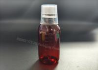 China 50ml & 100ml Amber Plastic Packer Bottles with 3.8cm Cap Width for Pharmaceutical Storage for sale