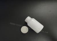 China 100ml Silver Cap Plastic Potion Bottle - 4.8cm Width White Cylinder Container for Pharmaceutical & Cosmetic Packaging for sale
