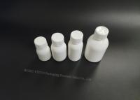 China White Polypropylene Prescription Medicine Bottles 30ml-120ml with 3D Textured Anti-Slip Caps for sale