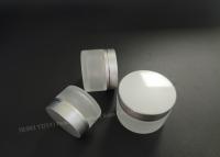 China Custom Screw Top Frosted Glass Cream Jar - 20g to 50g Sizes, 44mm to 53mm Width Options for sale