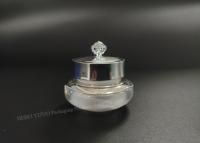 China 15g Blow Molding Acrylic Cosmetic Cream Jar 51mm x 46mm with Custom Logo Options for sale