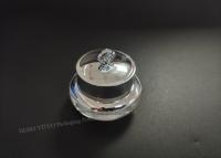China 15g Blow Molding Acrylic Cosmetic Cream Jar 51mm x 46mm with Custom Logo Options for sale