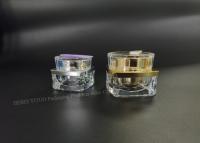 China 30ml & 50ml Cosmetic Cream Jars with Superior Sealing Performance - Gold & Silvery Plastic Containers for sale