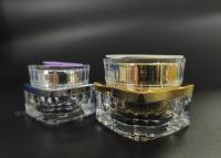 China 30ml & 50ml Cosmetic Cream Jars with Superior Sealing Performance - Gold & Silvery Plastic Containers for sale
