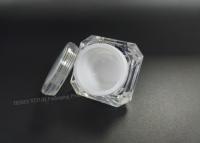 China Square Acrylic Cosmetic Cream Jar 20g with 55mm Width - Preserves Active Ingredients in Skincare Products for sale