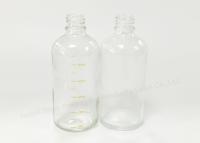China Transparent Essential Oil Dropper Bottle 50ml Round Glass Container with Silicone Seal for sale