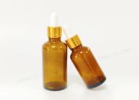 China Amber Essential Oil Glass Dropper Bottles 2oz with UV Protection - Available in 10ml to 100ml Sizes for sale