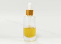 China 30ml Clear Glass Dropper Bottle with Leak-Proof Cap for Essential Oils and Cosmetics for sale