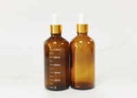 China Amber Essential Oil Glass Dropper Bottles 2oz with UV Protection - Available in 10ml to 100ml Sizes for sale