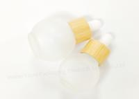 China Frosted Glass Dropper Essential Oil Bottles 20ml 30ml with UV Protection and Leak-Proof Caps for sale