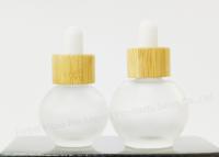 China Frosted Glass Dropper Essential Oil Bottles 20ml 30ml with UV Protection and Leak-Proof Caps for sale