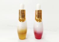 China 50ml Amber Red Essential Oil Bottles with Glass Dropper - UV Protective Custom Packaging for Aromatherapy for sale