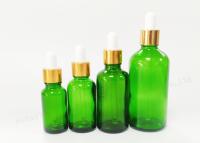 China Green Essential Oil Bottles 30ml UV Protection Glass with Dropper - Available in 5ml to 100ml Sizes for sale