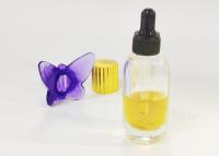 China 30ml Clear Glass Dropper Bottle with Leak-Proof Cap for Essential Oils and Cosmetics for sale