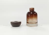 China Brown Round Glass Aromatherapy Bottle 120ml with 5.7cm Diameter for Essential Oils and Fragrance Dispensing for sale