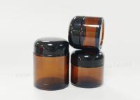 China Amber Glass Aromatherapy Bottles 50ml 100ml 150ml with Screw Cap ISO9001 Certified for sale