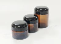 China Amber Glass Aromatherapy Bottles 50ml 100ml 150ml with Screw Cap ISO9001 Certified for sale