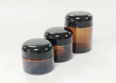 China Amber Glass Aromatherapy Bottles 50ml 100ml 150ml with Screw Cap ISO9001 Certified for sale