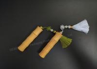 China 10ml Bamboo-Shaped Glass Roll-On Bottle with Screw Top - 1.9cm Width × 9.7cm Length for sale