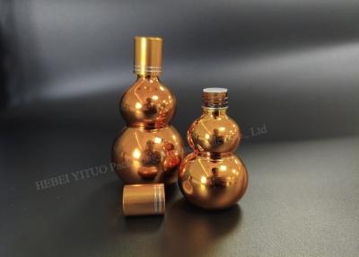 China 120ml Golden Cucurbit Roll-On Bottle 4oz with Stainless Steel Ball for Essential Oils & Cosmetics for sale